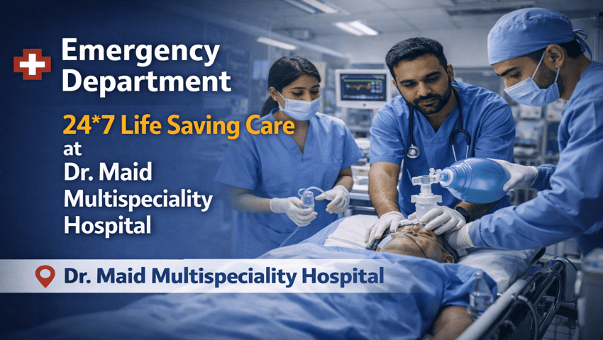 Emergency Department – 24*7 Life Saving Care - Dr. Maid Multispeciality ...